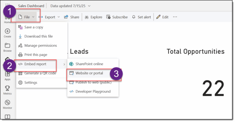 How to Embed Power BI Visuals on Model-Driven App Forms
