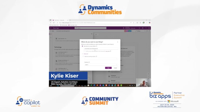Summit Roadshow - Dynamics Communities