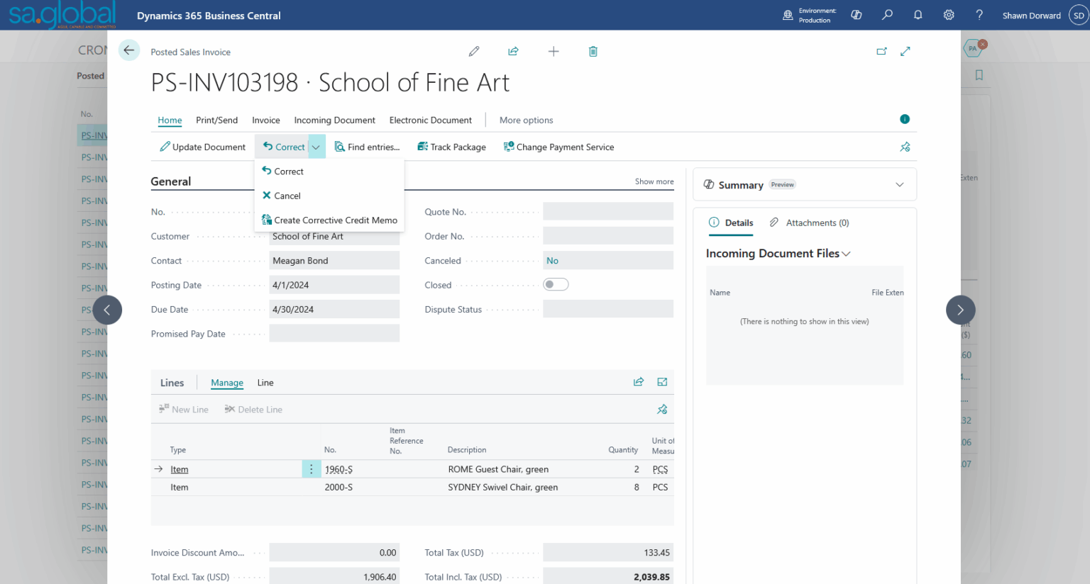 Undo and Correct Features Every Business Central User Should Know