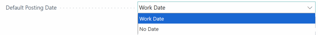 Understanding Default Posting Dates with Business Central