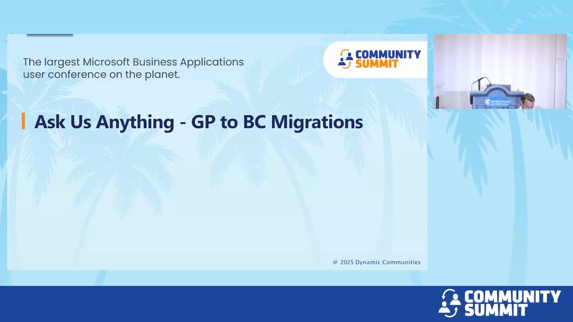 Ask Us Anything - GP to BC Migrations - Dynamics Communities