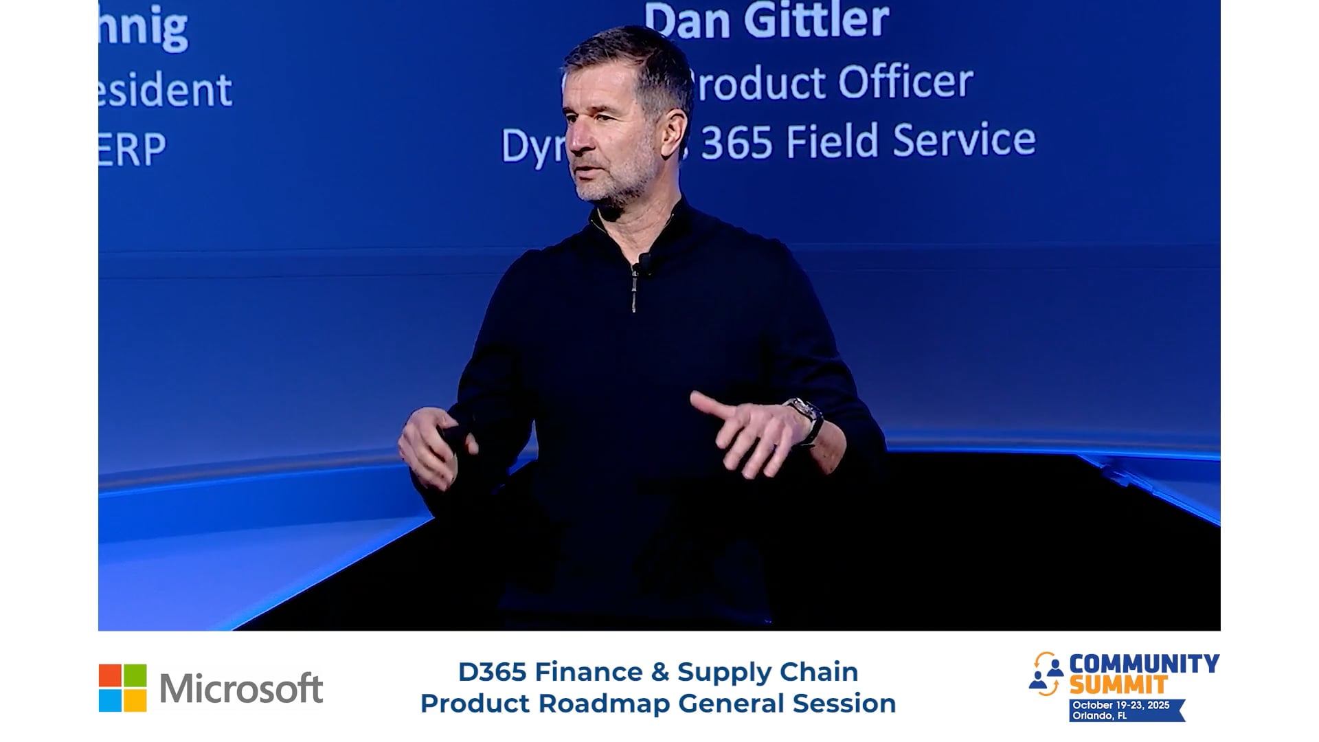 D365 Finance & Supply Chain Product Roadmap General Session