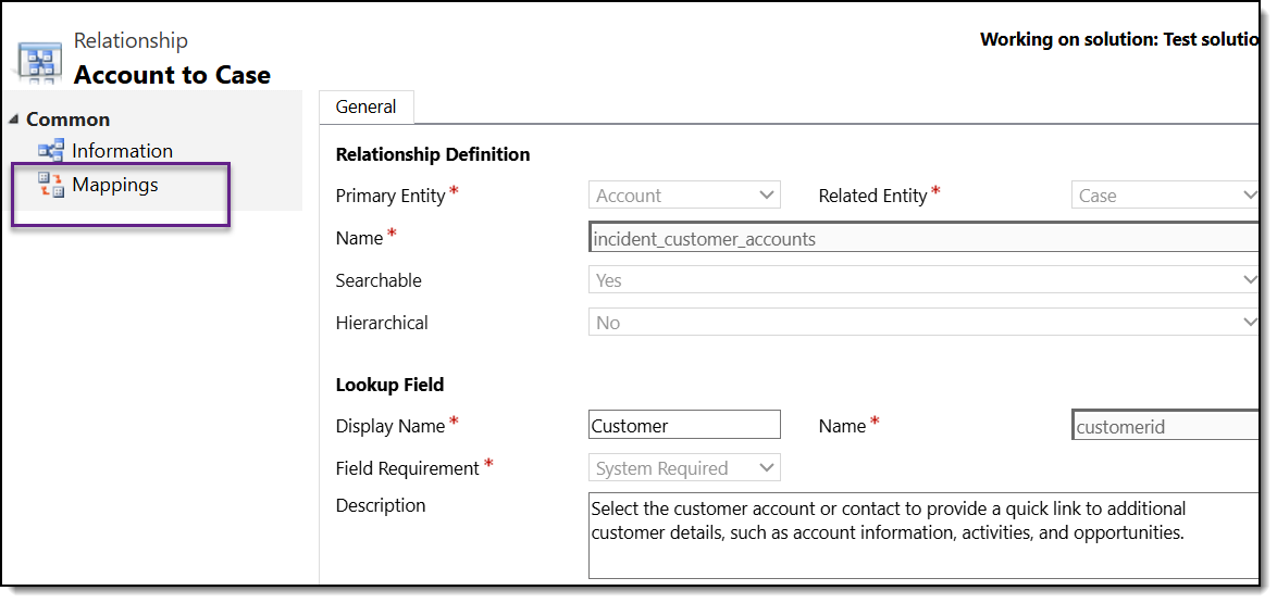 Mapping Columns Between Tables