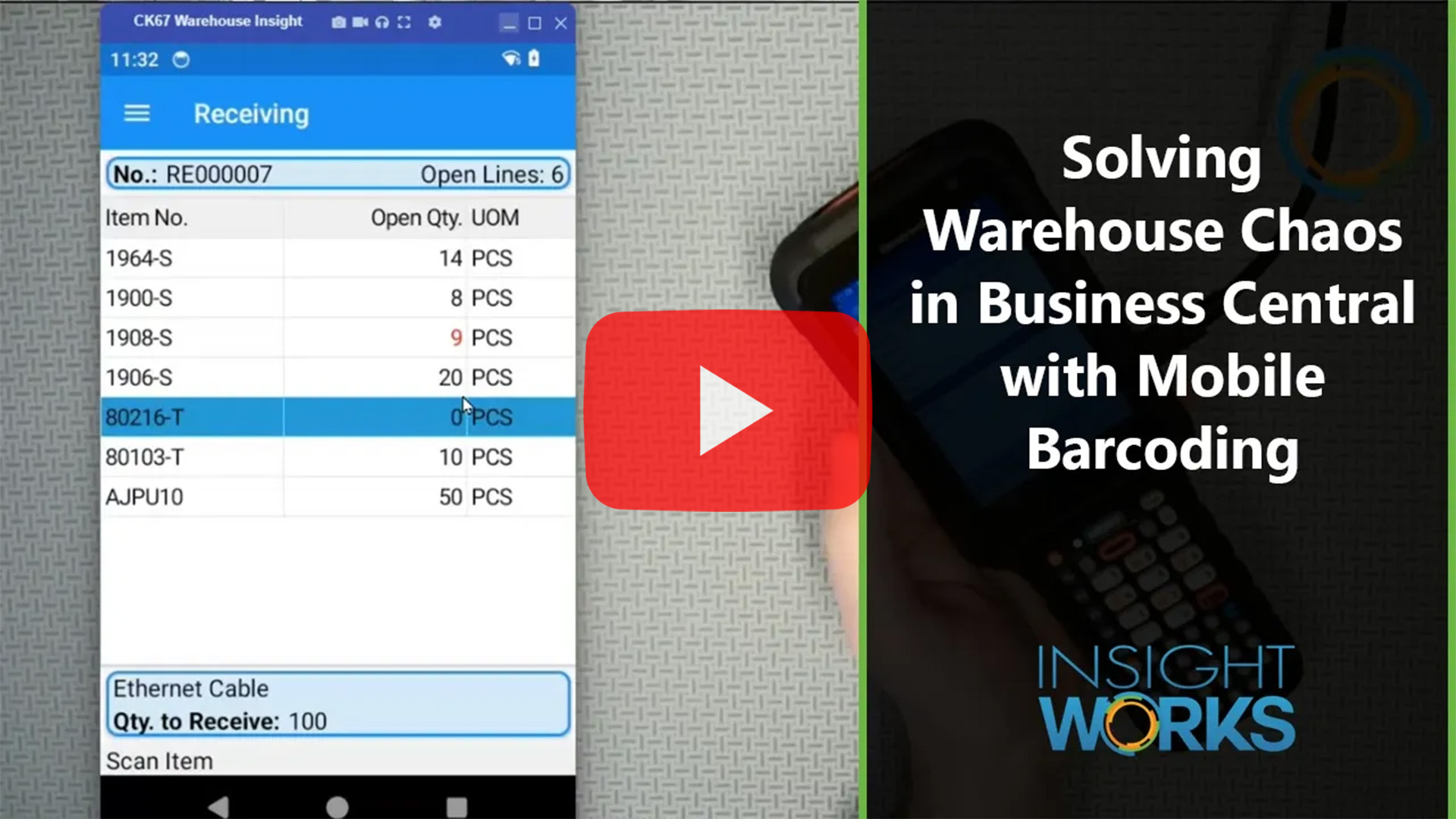 Mobile Warehouse Scanning in Business Central